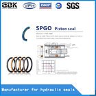 SPGO PTFE NBR Bronze Piston Seal Hydraulic For Excavator Construction Machinery