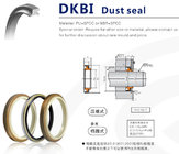 Bearing Dust Hydraulic Cylinder Wiper Seal DKB Nbr Black Seals Excavator Parts