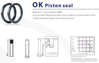 Machinery Parts Rubber Piston Seal , OK Seal Hydraulic Cylinder Piston Rings